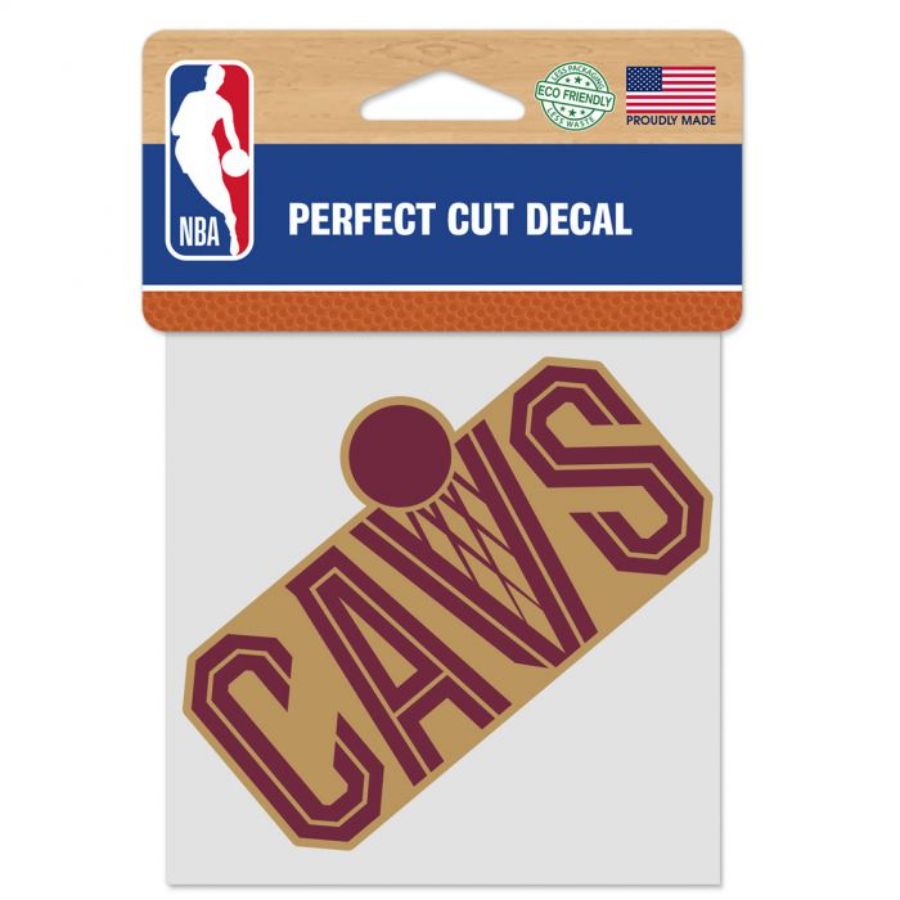 Cleveland Cavaliers 2022 Script Logo - 4x4 Die Cut Decal at Sticker Shoppe