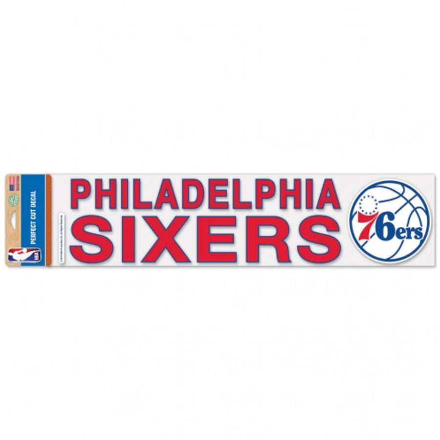 Philadelphia 76ers - 4x17 Die Cut Decal at Sticker Shoppe