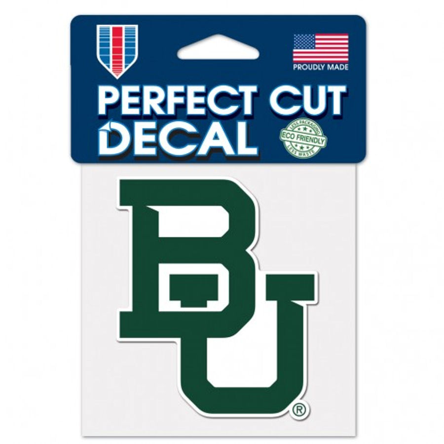 Baylor University Bears Script - 4x4 Die Cut Decal at Sticker Shoppe