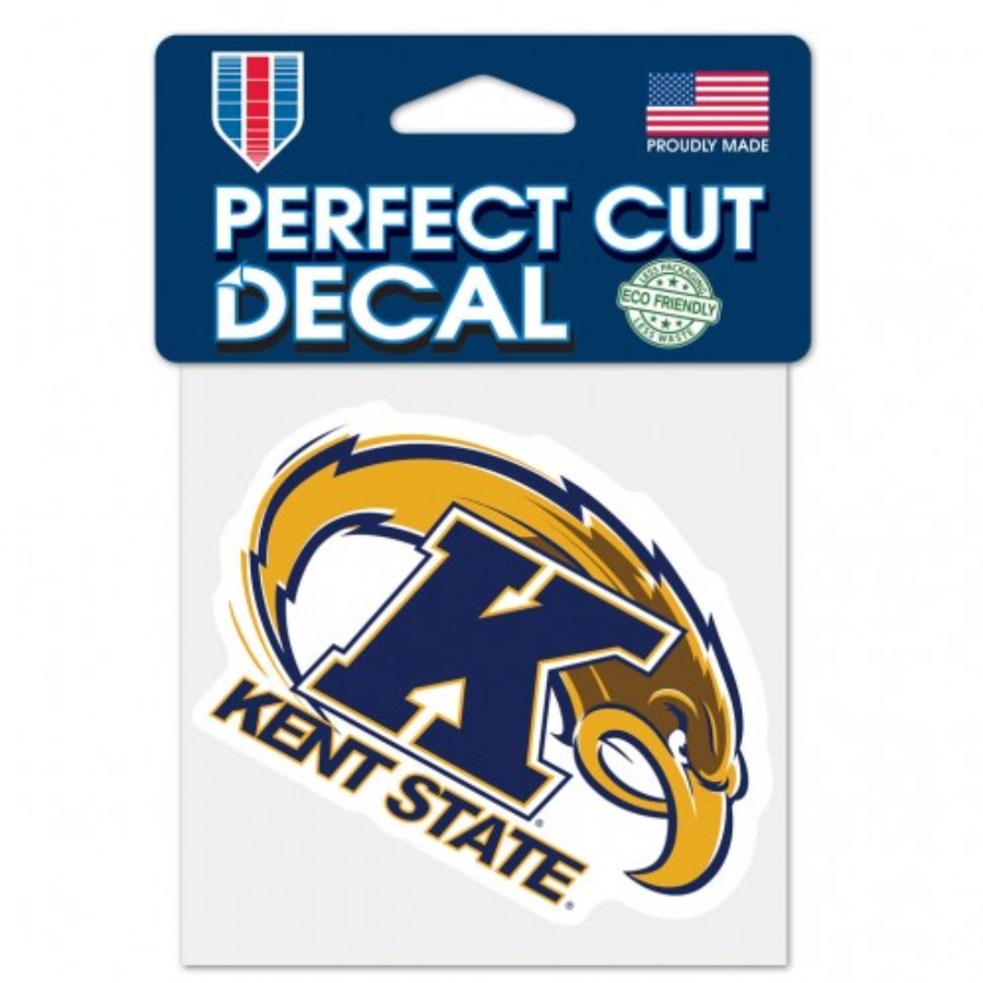 Kent State University Golden Flashes - 4x4 Die Cut Decal at Sticker Shoppe
