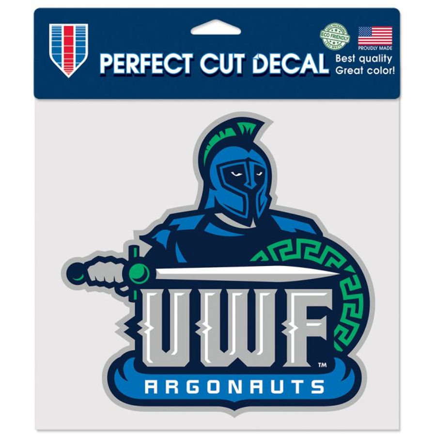 University Of West Florida Argonauts - 8x8 Full Color Die Cut Decal at ...