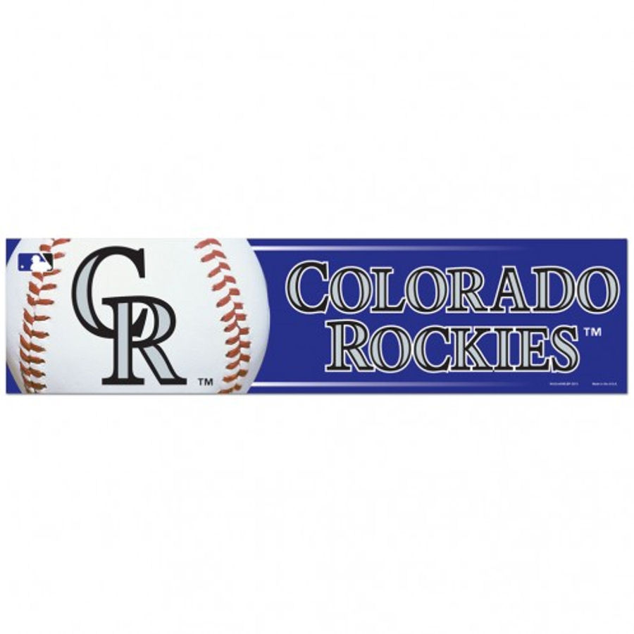 Colorado Rockies - 3x12 Bumper Sticker Strip at Sticker Shoppe