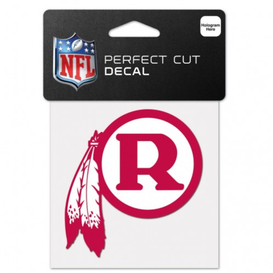 Washington Redskins Retro Logo - 4x4 Die Cut Decal at Sticker Shoppe