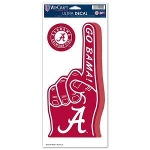 University of Alabama Crimson Tide - Finger Ultra Decal 2 Pack at ...