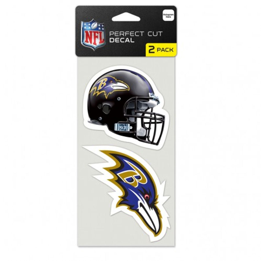 Baltimore Ravens - Set of Two 4x4 Die Cut Decals at Sticker Shoppe