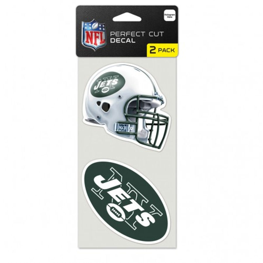 New York Jets 1998-2018 - Set of Two 4x4 Die Cut Decals at Sticker Shoppe