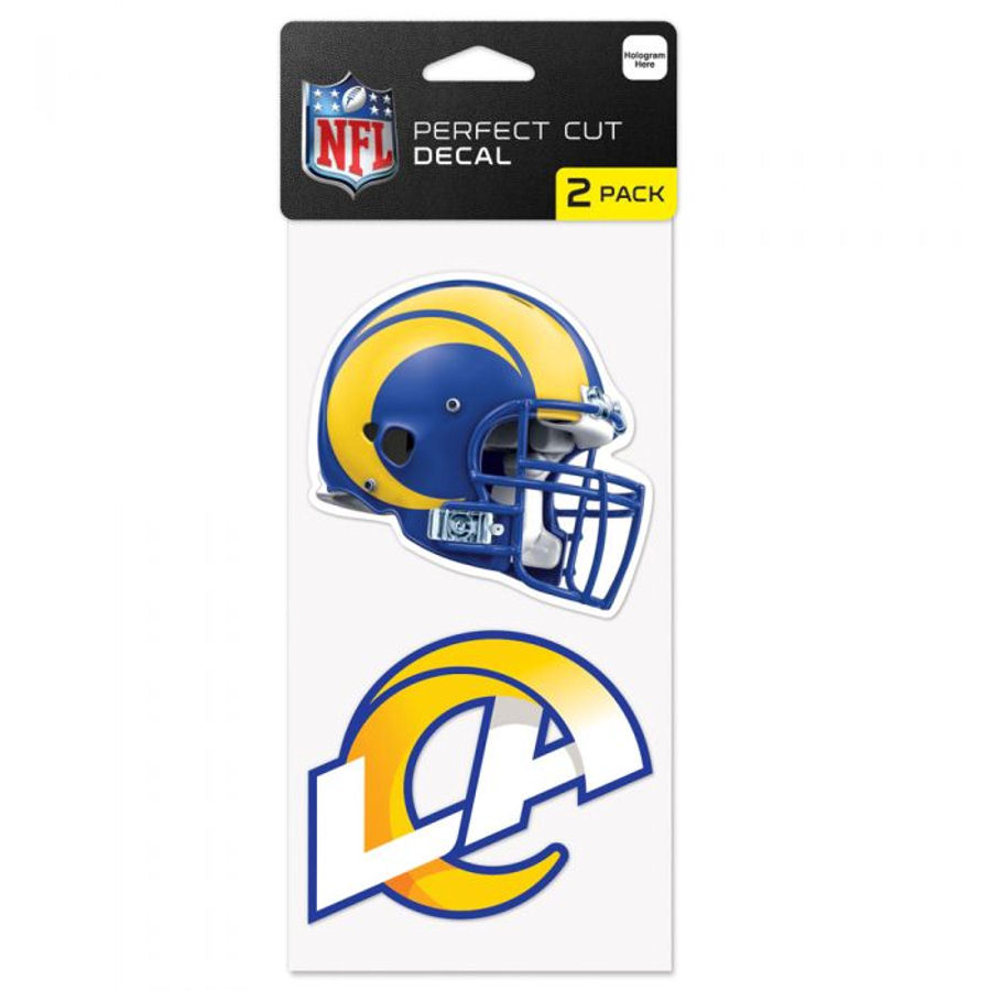 Los Angeles Rams 2020 Logo - Set of Two 4x4 Die Cut Decals at Sticker ...