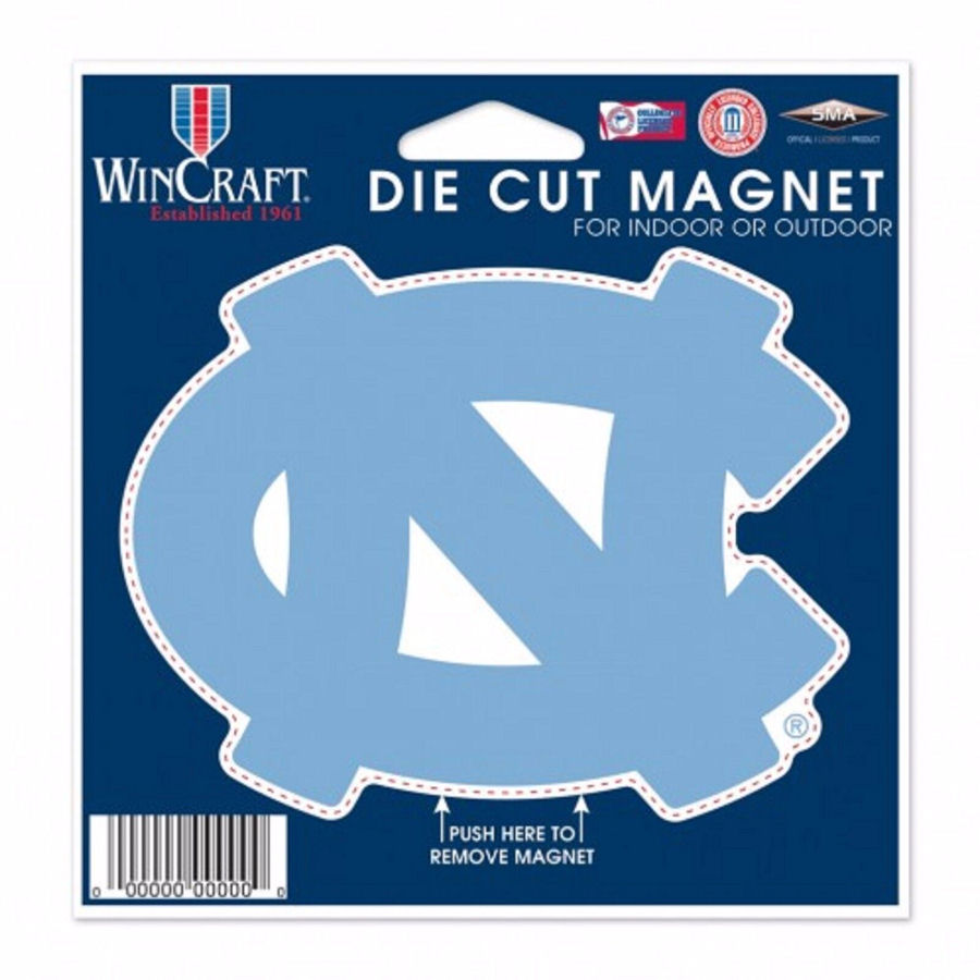 University Of North Carolina Tar Heels - 4.5" Die Cut Logo Magnet at ...