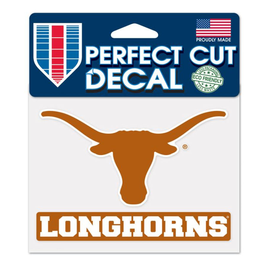 University Of Texas Longhorns - 4x5 Die Cut Decal at Sticker Shoppe