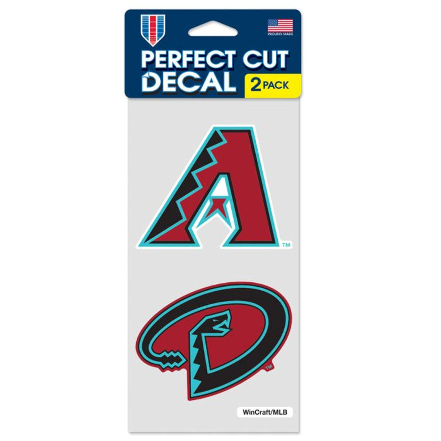 Arizona Diamondbacks 2024 Logo - Set of Two 4x4 Die Cut Decals at ...