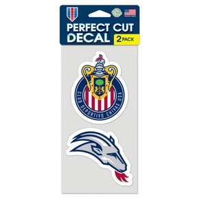 Chivas USA - Set of Two 4x4 Die Cut Decals at Sticker Shoppe