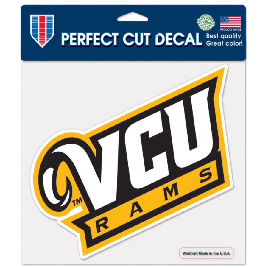 Virginia Commonwealth University Rams - 8x8 Full Color Die Cut Decal at ...
