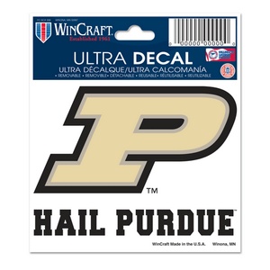 Purdue University Boilermakers Hail Purdue - 3x4 Ultra Decal at Sticker ...