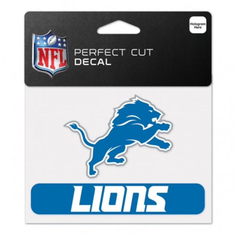 Detroit Lions - 4x5 Die Cut Decal at Sticker Shoppe