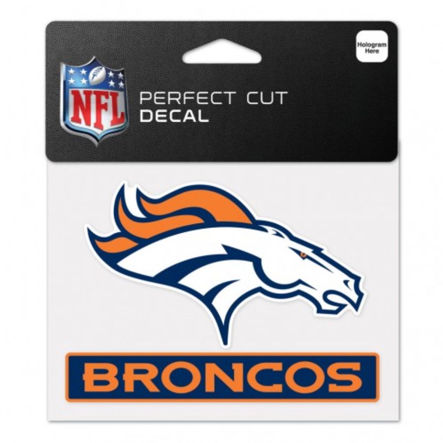Denver Broncos - 4x5 Die Cut Decal at Sticker Shoppe