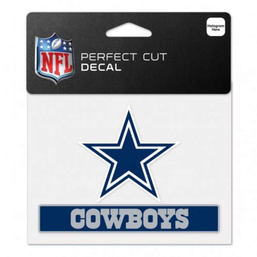 Dallas Cowboys - 4x5 Die Cut Decal at Sticker Shoppe