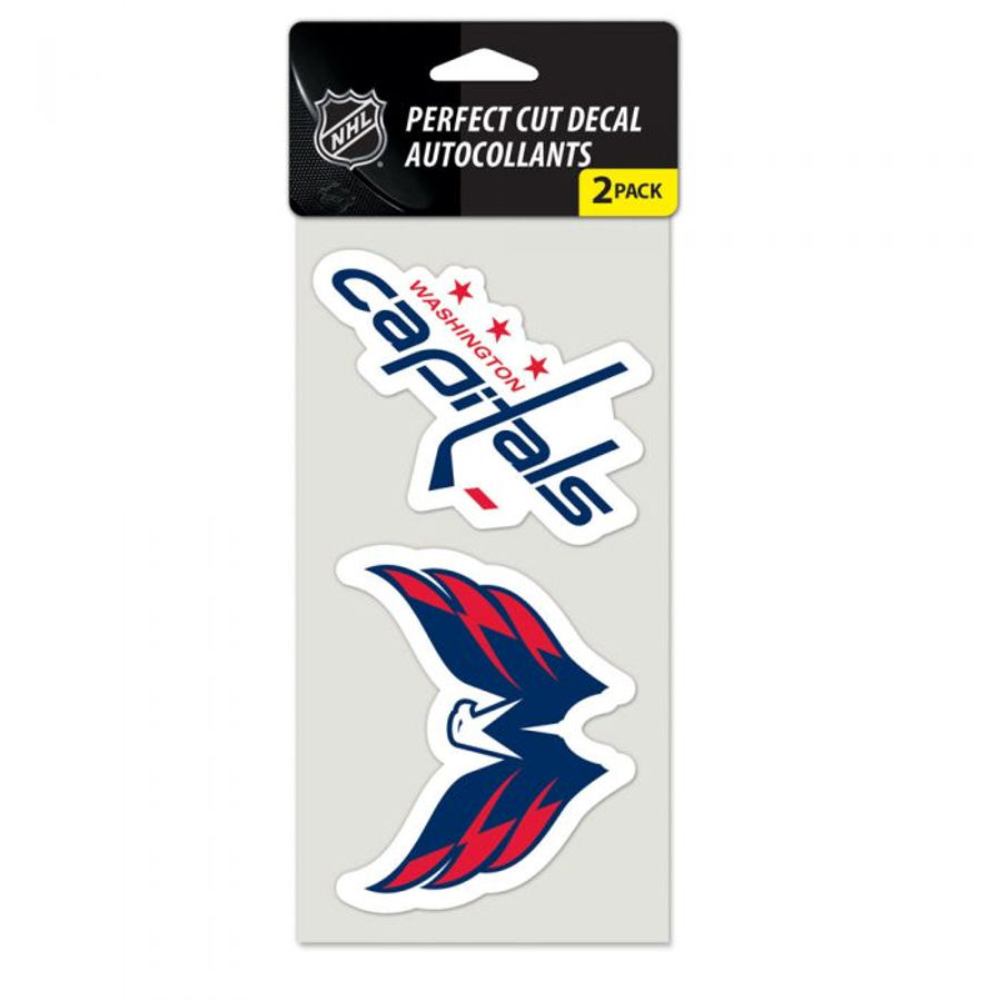 Washington Capitals - Set of Two 4x4 Die Cut Decals at Sticker Shoppe