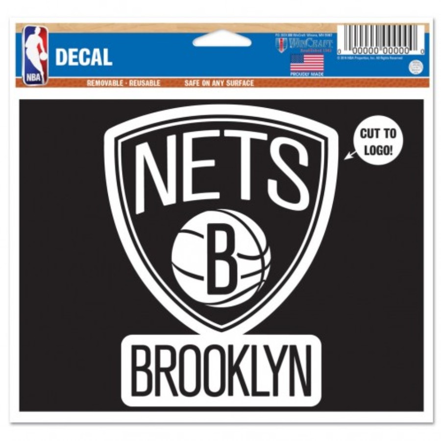 Brooklyn Nets - 4.5x5.75 Die Cut Ultra Decal at Sticker Shoppe