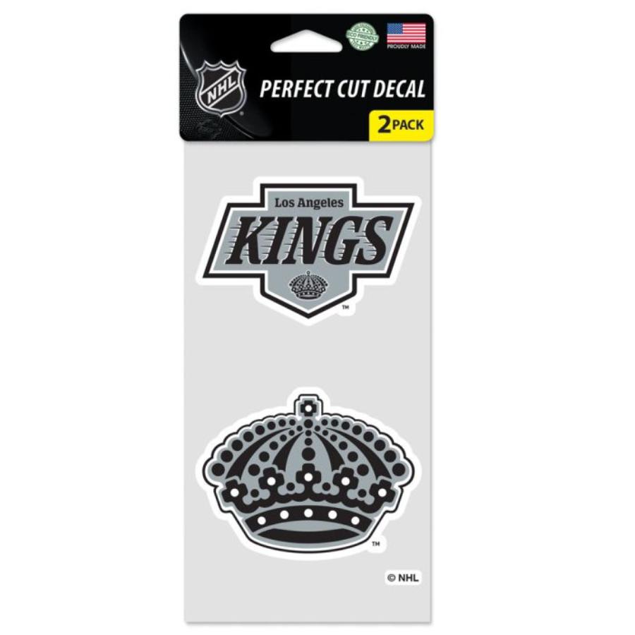 Los Angeles Kings 2024 Logo - Set of Two 4x4 Die Cut Decals at Sticker ...