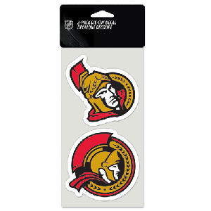 Ottawa Senators - Set of Two 4x4 Die Cut Decals at Sticker Shoppe