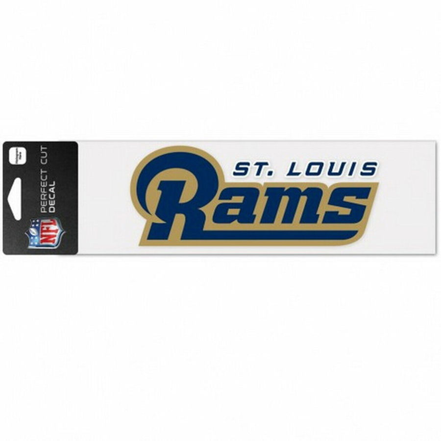 St. Louis Rams - 3x10 Die Cut Decal at Sticker Shoppe