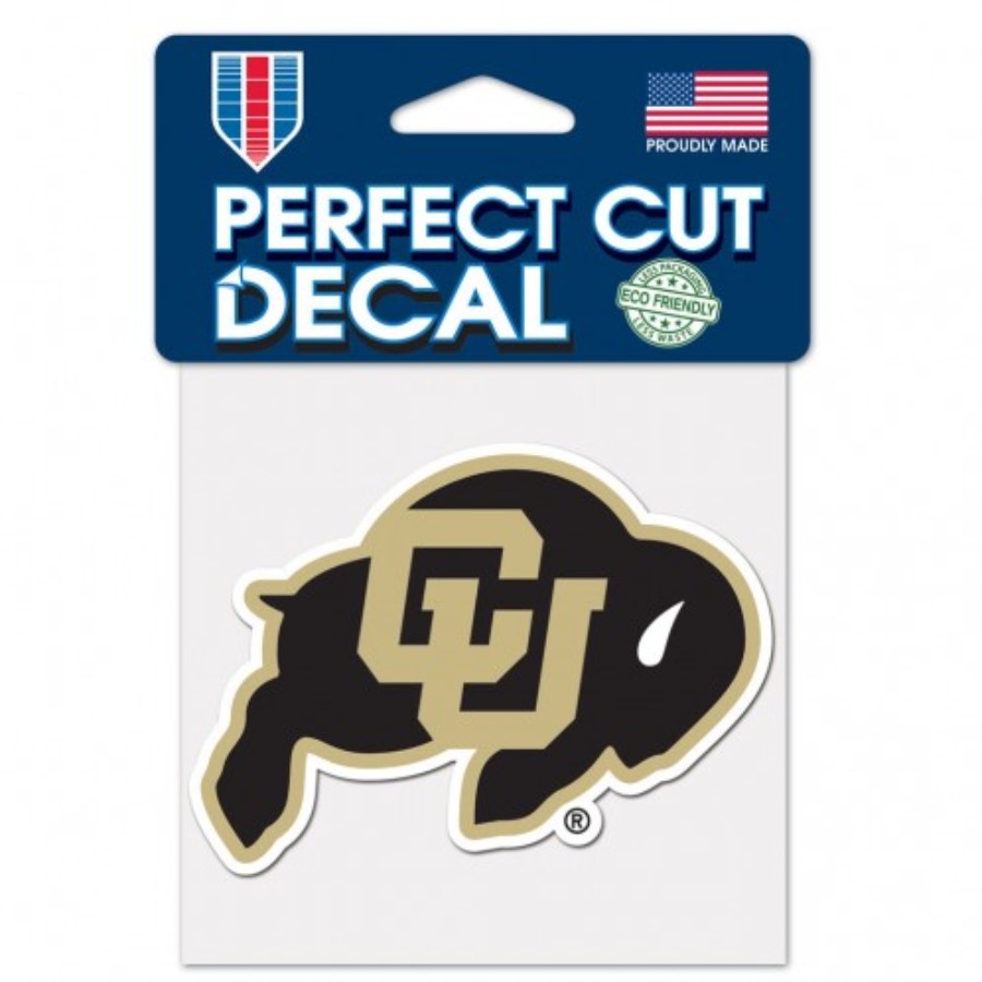 University Of Colorado Buffaloes - 4x4 Die Cut Decal at Sticker Shoppe