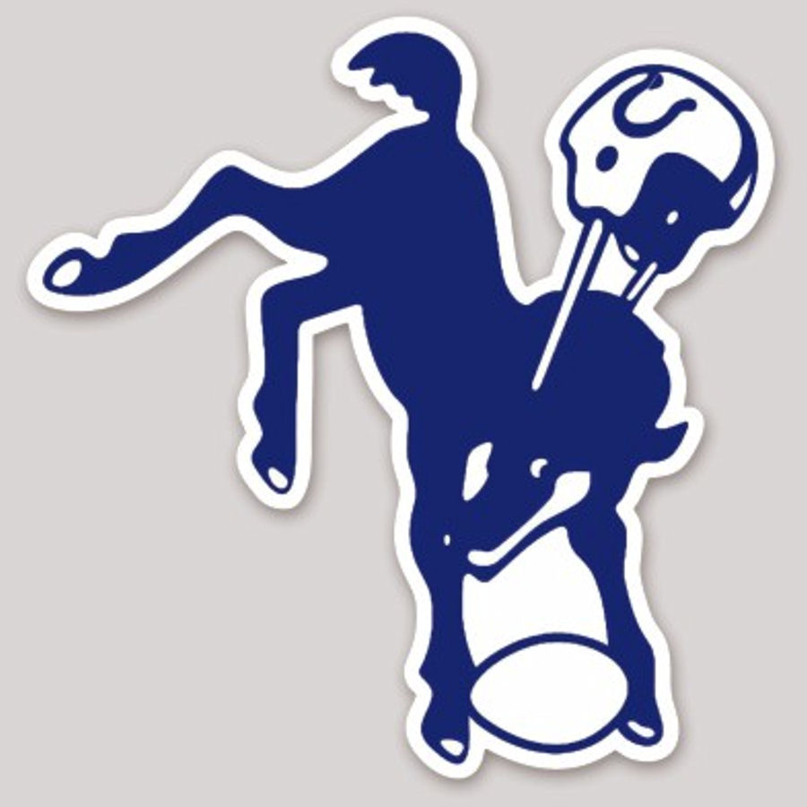 Baltimore Colts Retro Logo - 5x6 Ultra Decal at Sticker Shoppe