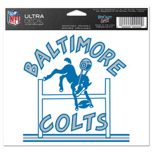 Baltimore Colts Retro - 5x6 Ultra Decal at Sticker Shoppe