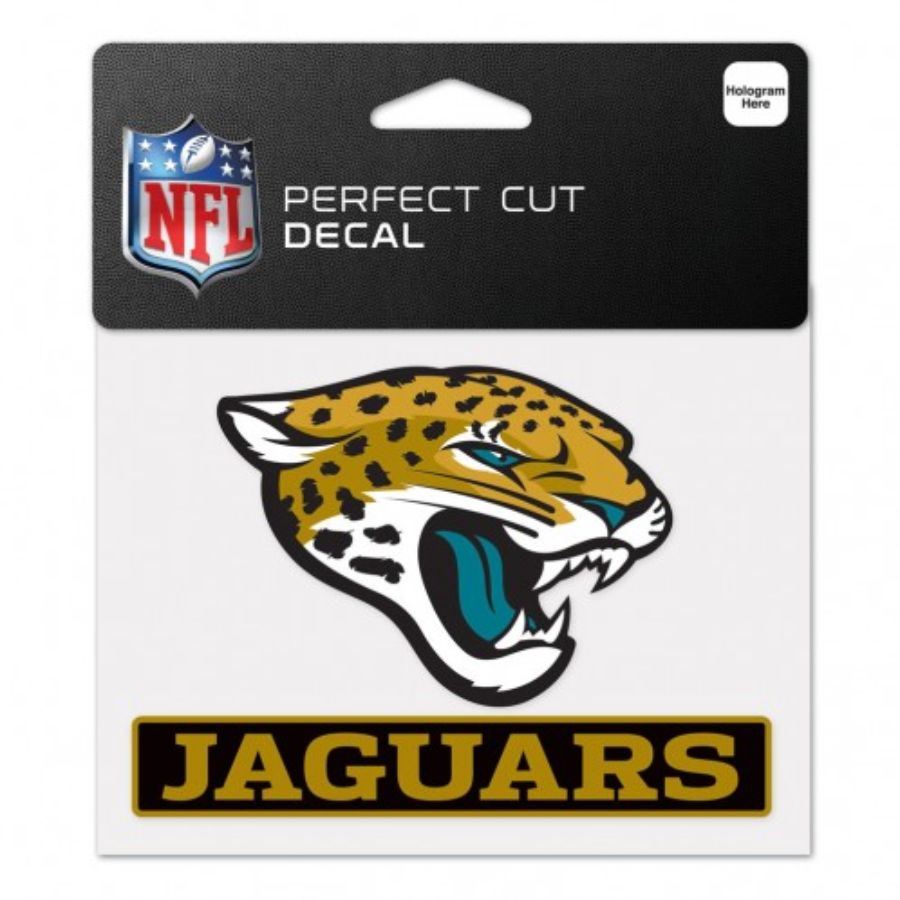 Jacksonville Jaguars - 4x5 Die Cut Decal at Sticker Shoppe