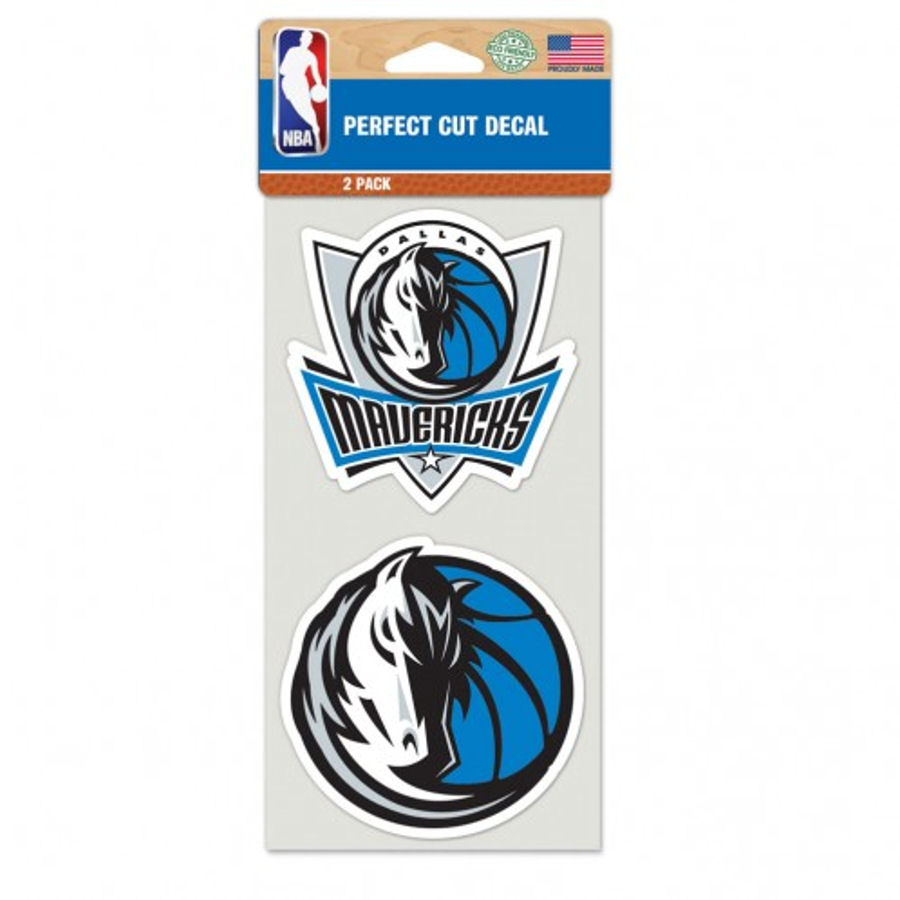 Dallas Mavericks - Set of Two 4x4 Die Cut Decals at Sticker Shoppe
