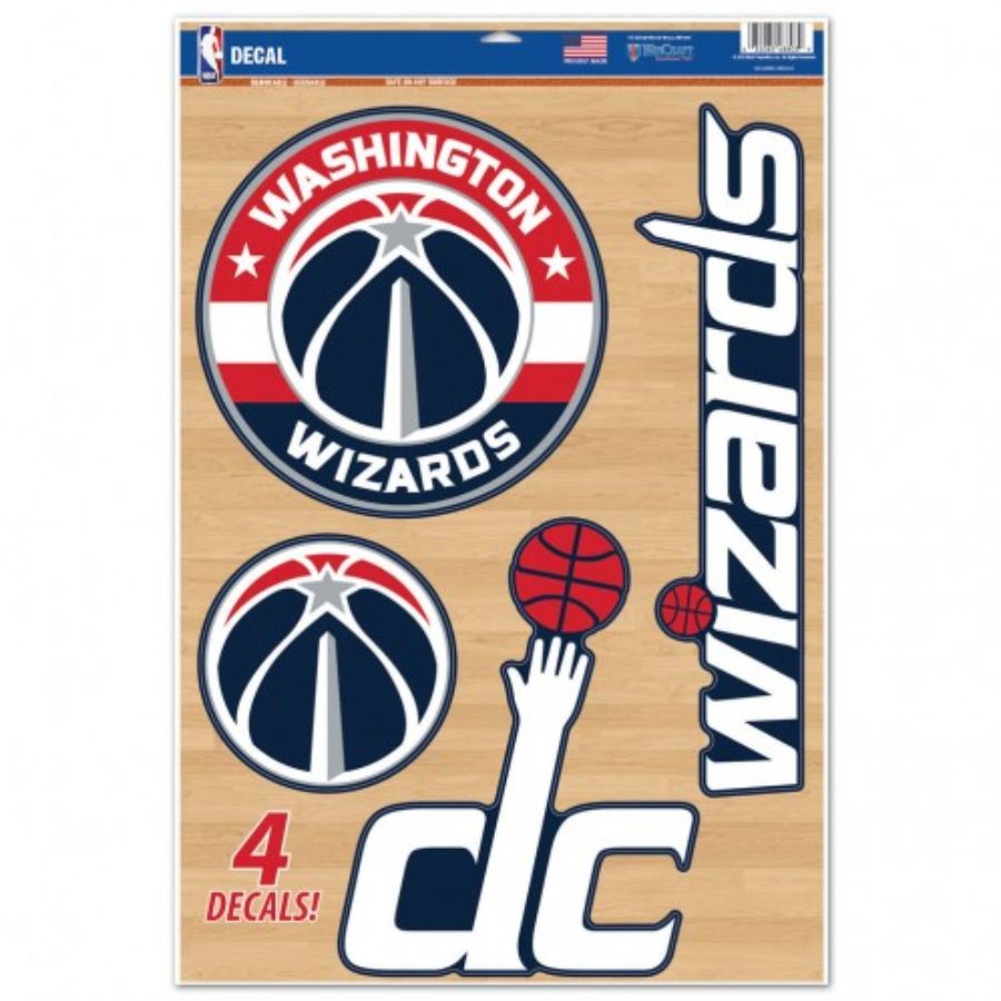 Washington Wizards - Set of 4 Ultra Decals at Sticker Shoppe