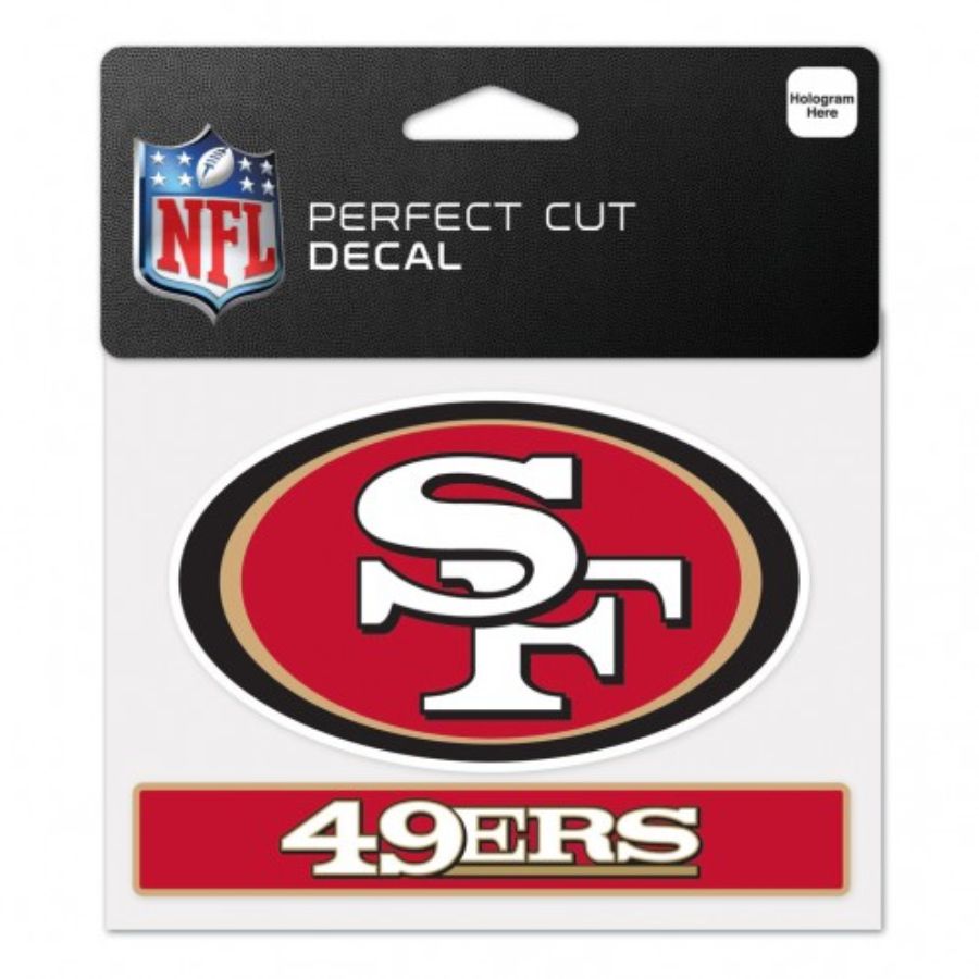San Francisco 49ers - 4x5 Die Cut Decal at Sticker Shoppe