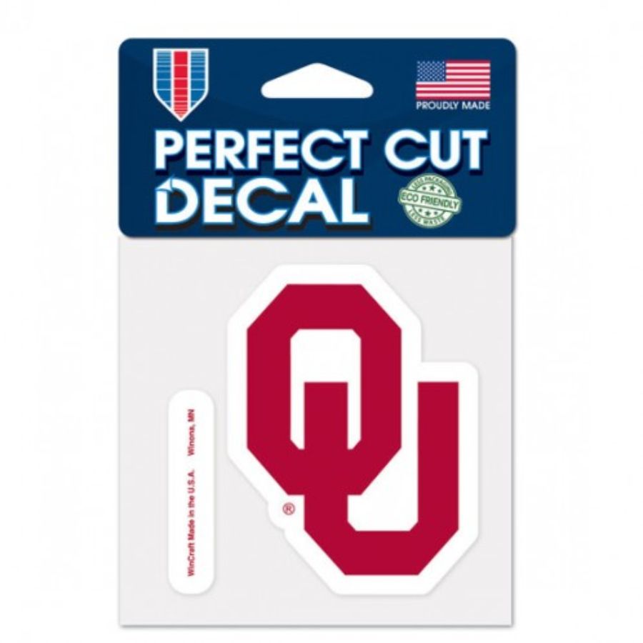 University Of Oklahoma Sooners - 4x4 Die Cut Decal at Sticker Shoppe