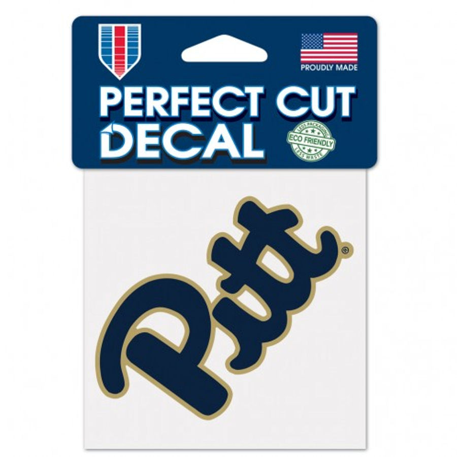 University Of Pittsburgh Panthers - 4x4 Die Cut Decal at Sticker Shoppe