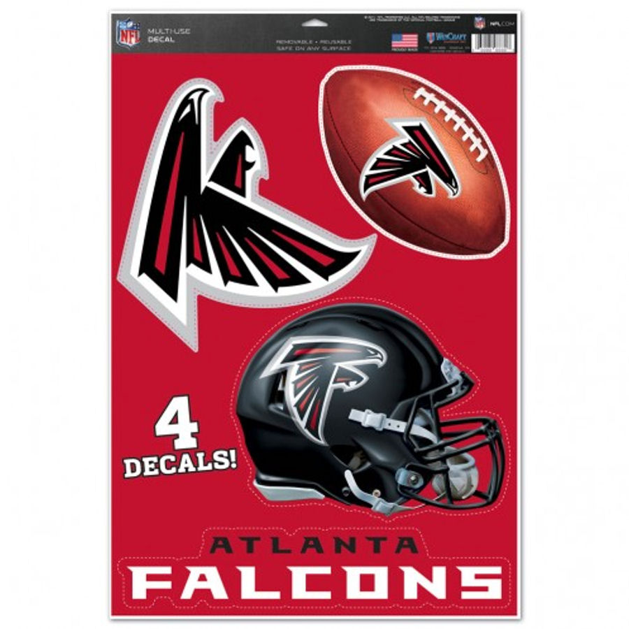 Atlanta Falcons - Set Of 4 Ultra Decals at Sticker Shoppe