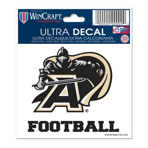 West Point Army Black Knights Football - 3x4 Ultra Decal at Sticker Shoppe