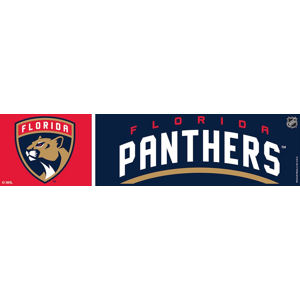 Florida Panthers - 3x12 Bumper Sticker Strip at Sticker Shoppe