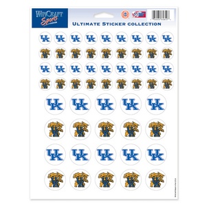 University Of Kentucky Wildcats - 8.5x11 Sticker Sheet at Sticker Shoppe