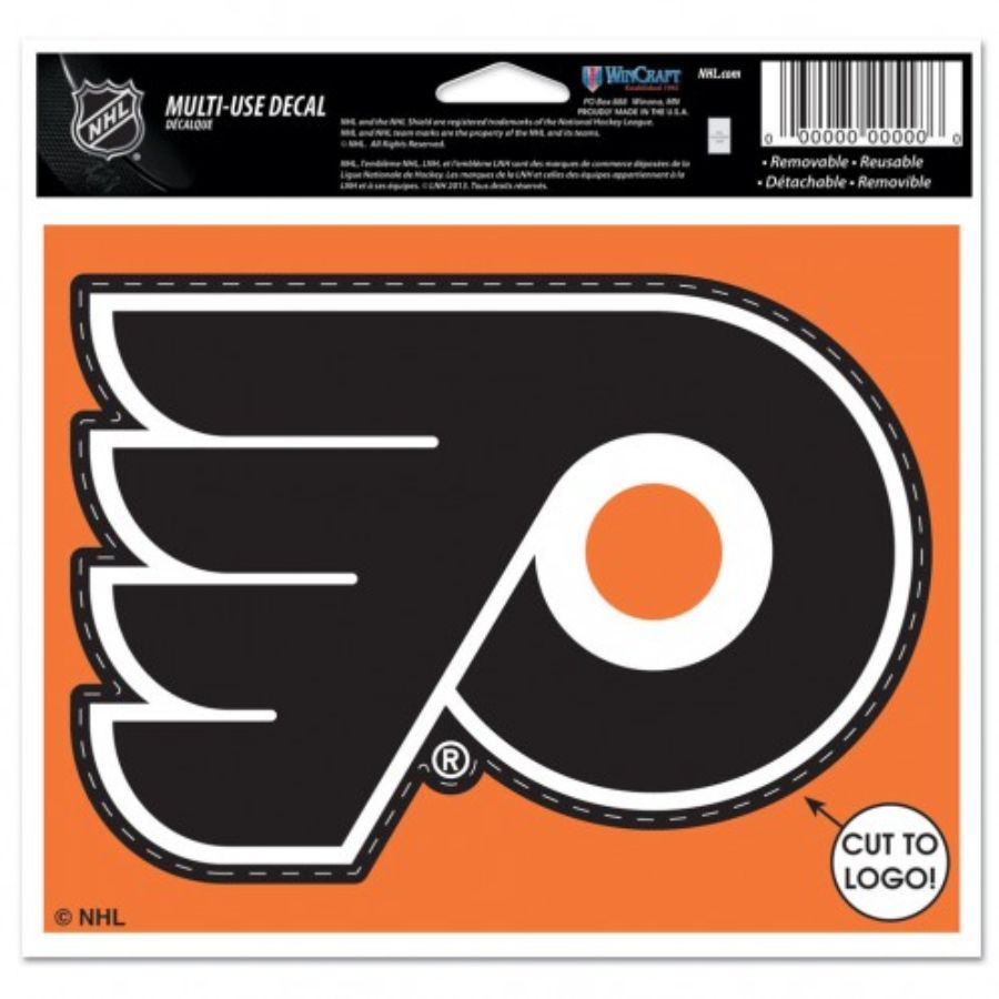 Philadelphia Flyers - 4.5x5.75 Die Cut Multi Use Ultra Decal at Sticker ...