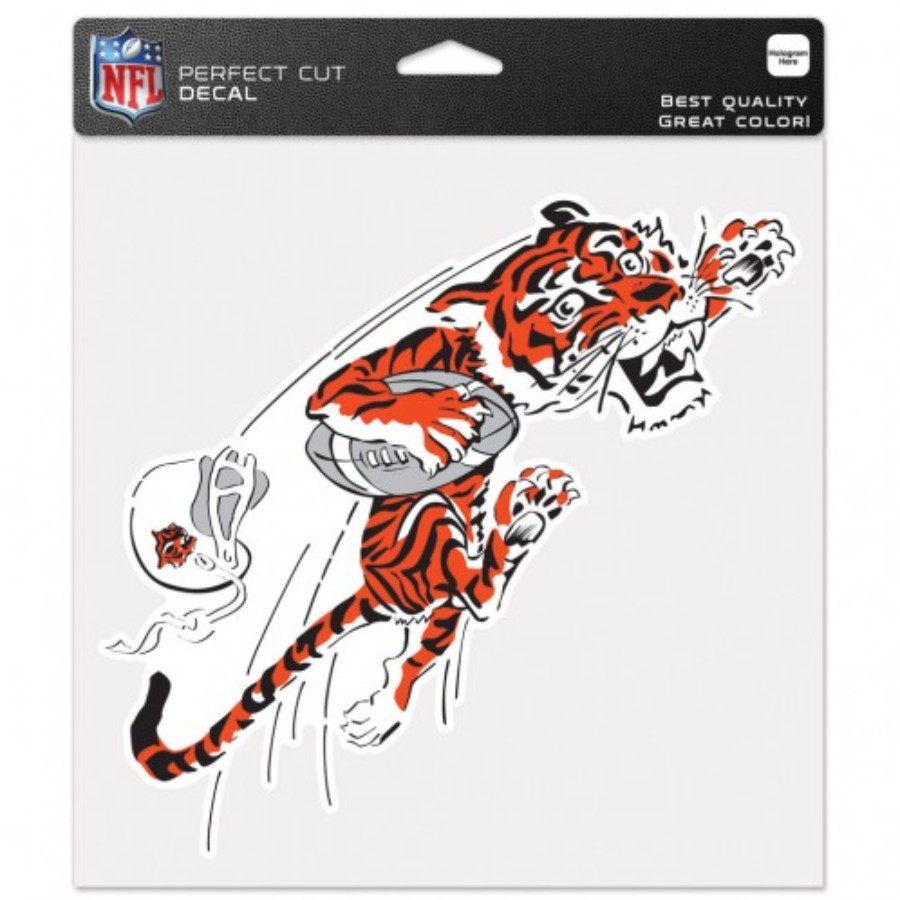 Cincinnati Bengals Retro Logo - 8x8 Full Color Die Cut Decal at Sticker ...