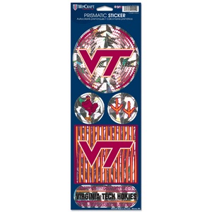 Virginia Tech Hokies - Prismatic Decal Set at Sticker Shoppe