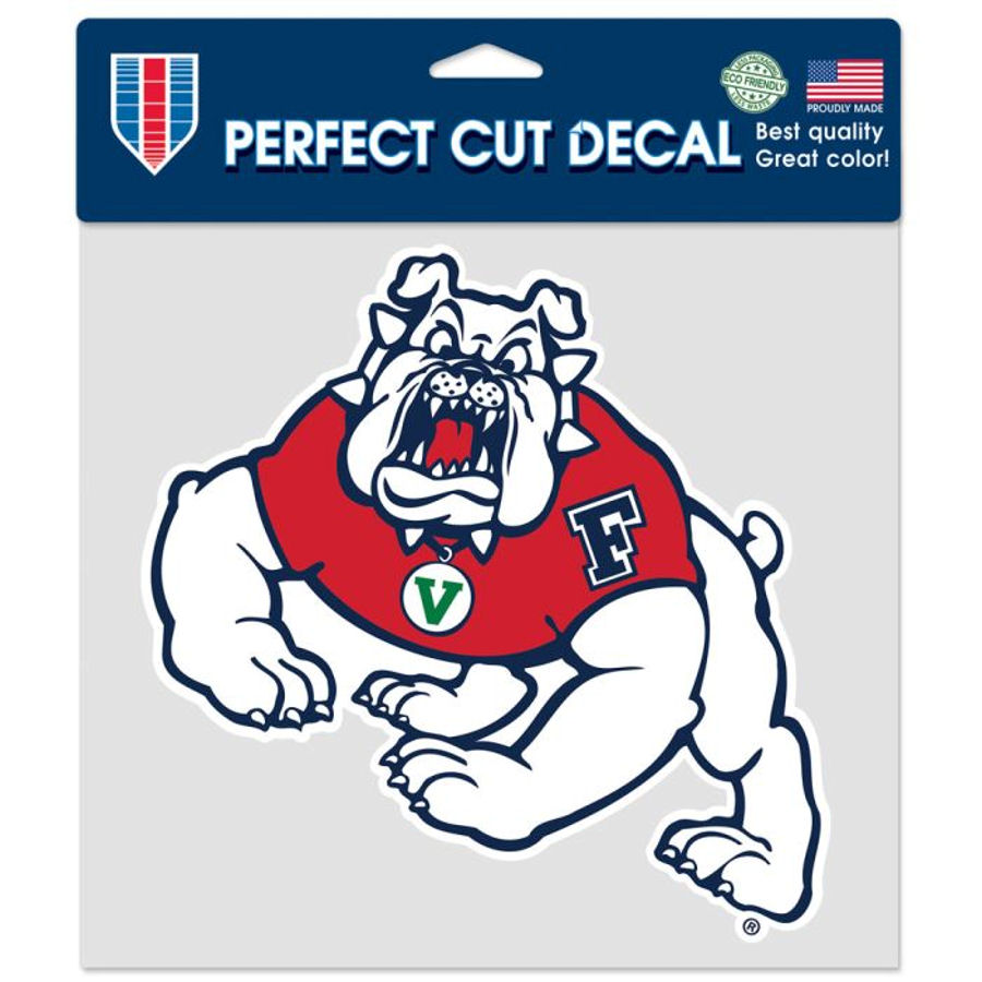 Fresno State University Bulldogs - 8x8 Full Color Die Cut Decal at ...