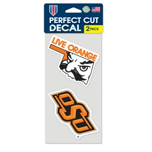 Oklahoma State University Cowboys - Set of Two 4x4 Die Cut Decals at ...