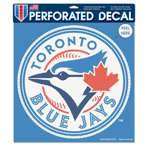 Toronto Blue Jays - 17x17 Perforated Shade Decal at Sticker Shoppe