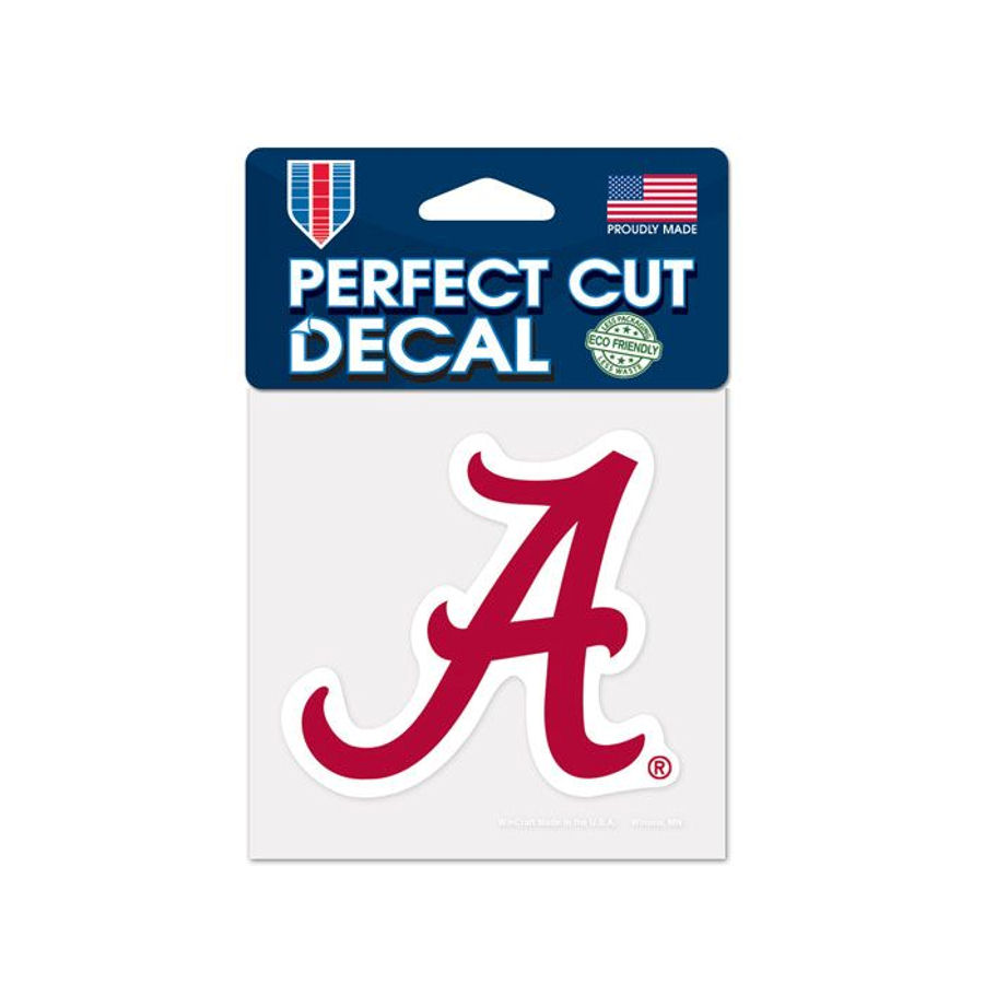 University of Alabama Crimson Tide Logo - 4x4 Die Cut Decal at Sticker ...