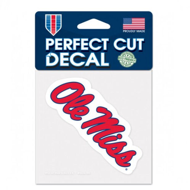 University Of Mississippi Ole Miss Rebels - 4x4 Die Cut Decal at ...