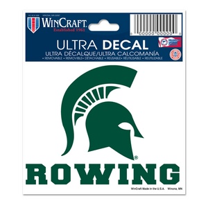 Michigan State University Spartans Rowing - 3x4 Ultra Decal at Sticker ...