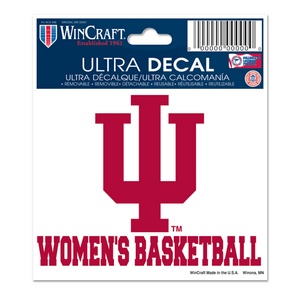 Indiana University Hoosiers Women's Basketball - 3x4 Ultra Decal at ...