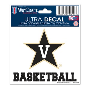Vanderbilt University Commodores Basketball - 3x4 Ultra Decal at ...