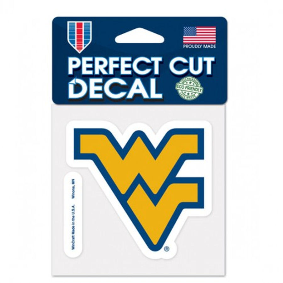 West Virginia University Mountaineers - 4x4 Die Cut Decal at Sticker Shoppe